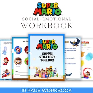 Super Mario SEL Therapy Coping Strategy Toolbox - Etsy