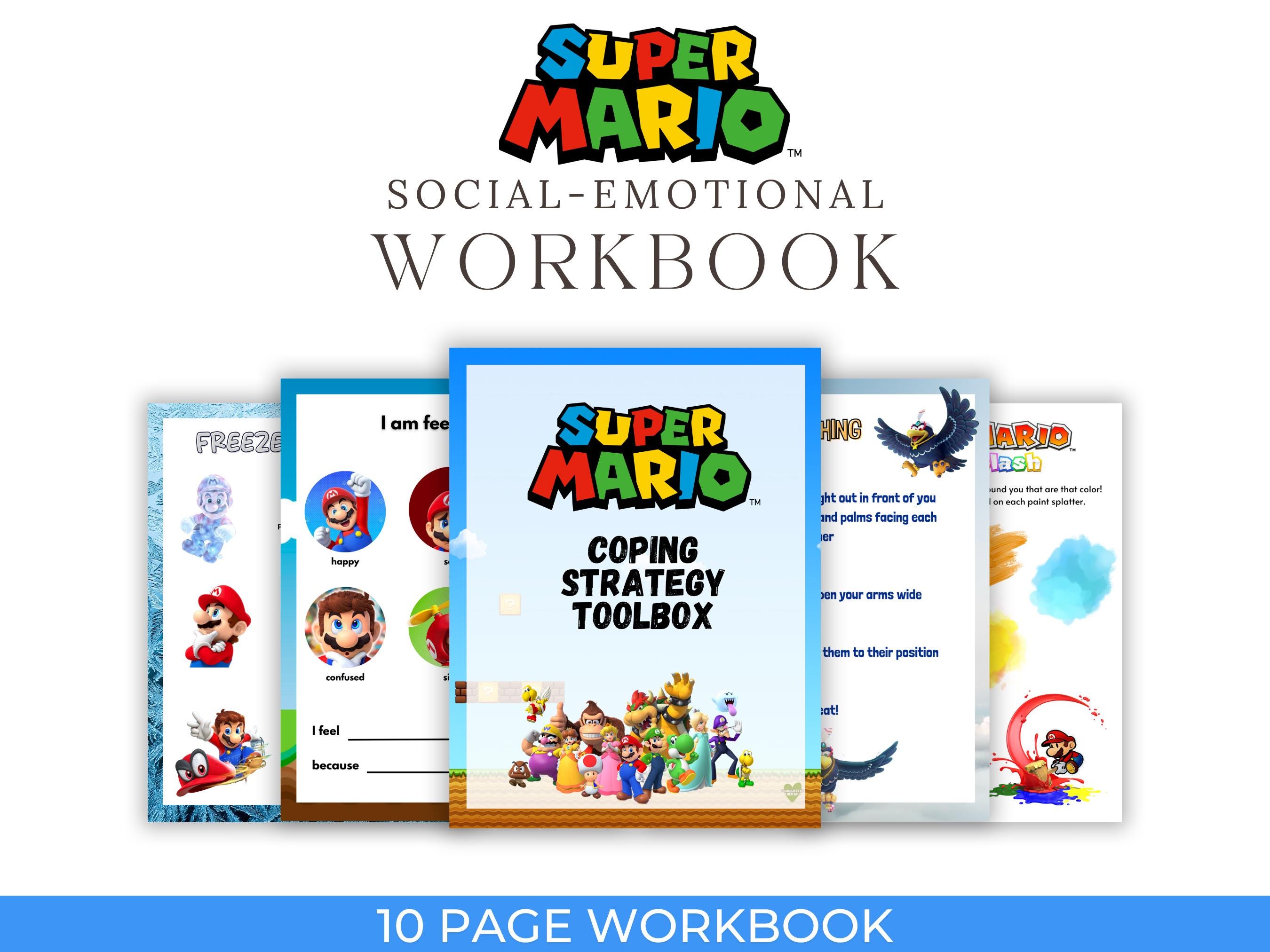 Super Mario SEL Therapy Coping Strategy Toolbox - Etsy
