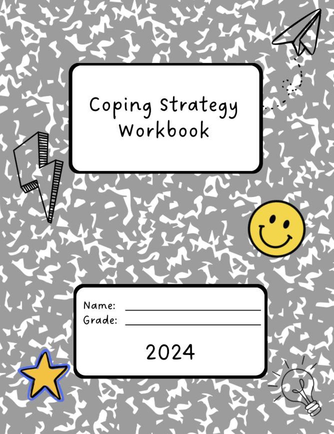 Elementary SEL Coping Strategy Workbook - Etsy