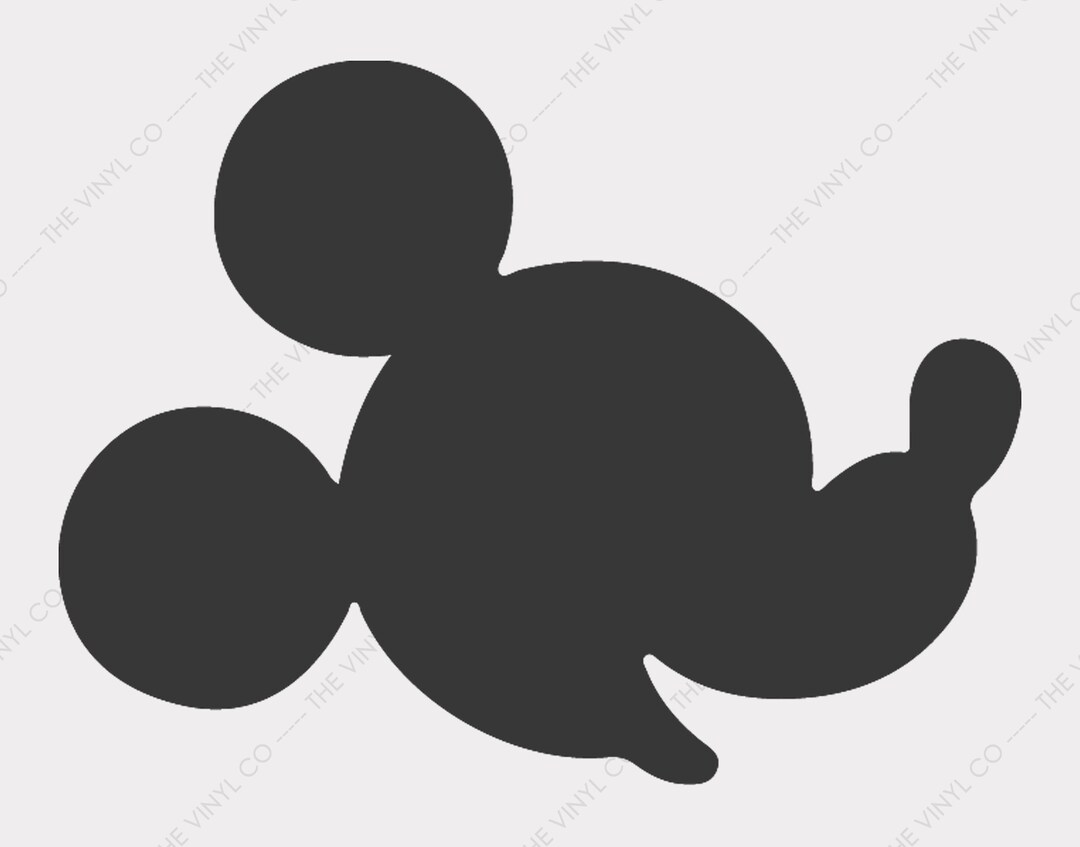 Mickey Mouse Profile Vinyl Sticker Decal Disney Magic - Etsy