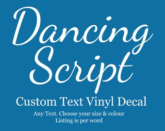 Dancing Script Font - Etsy