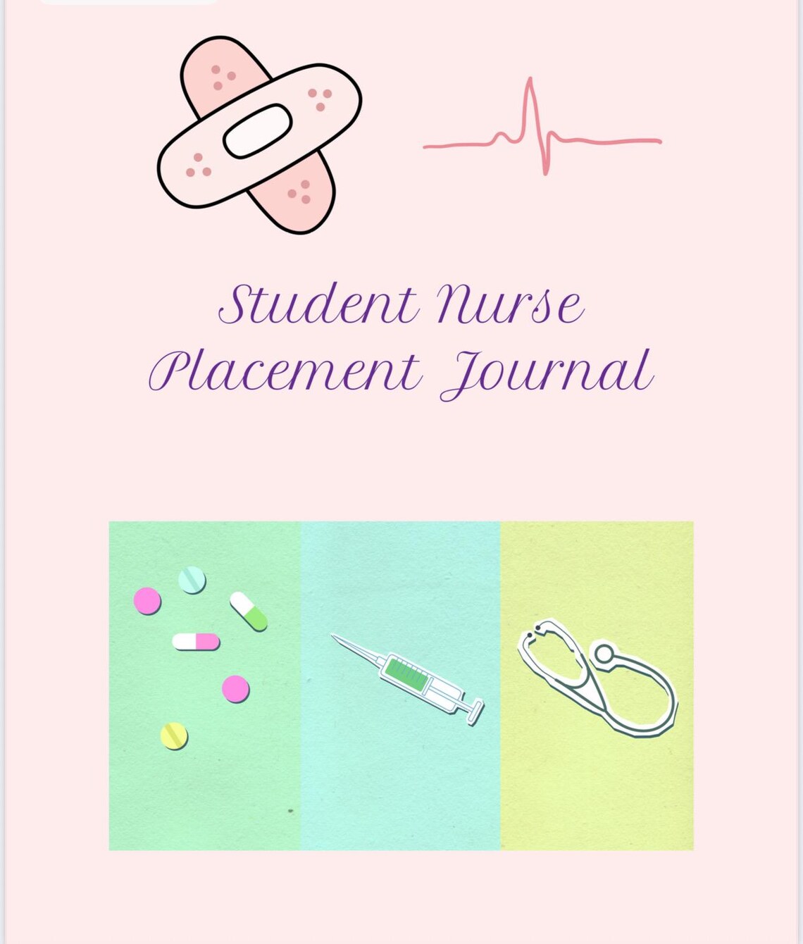 Student Nurse Placement Journal - Etsy