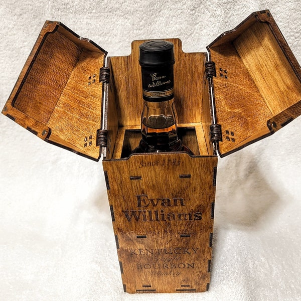 Wooden Whiskey Box - Etsy