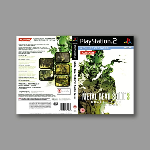 Metal Gear Solid Cover Art - Etsy