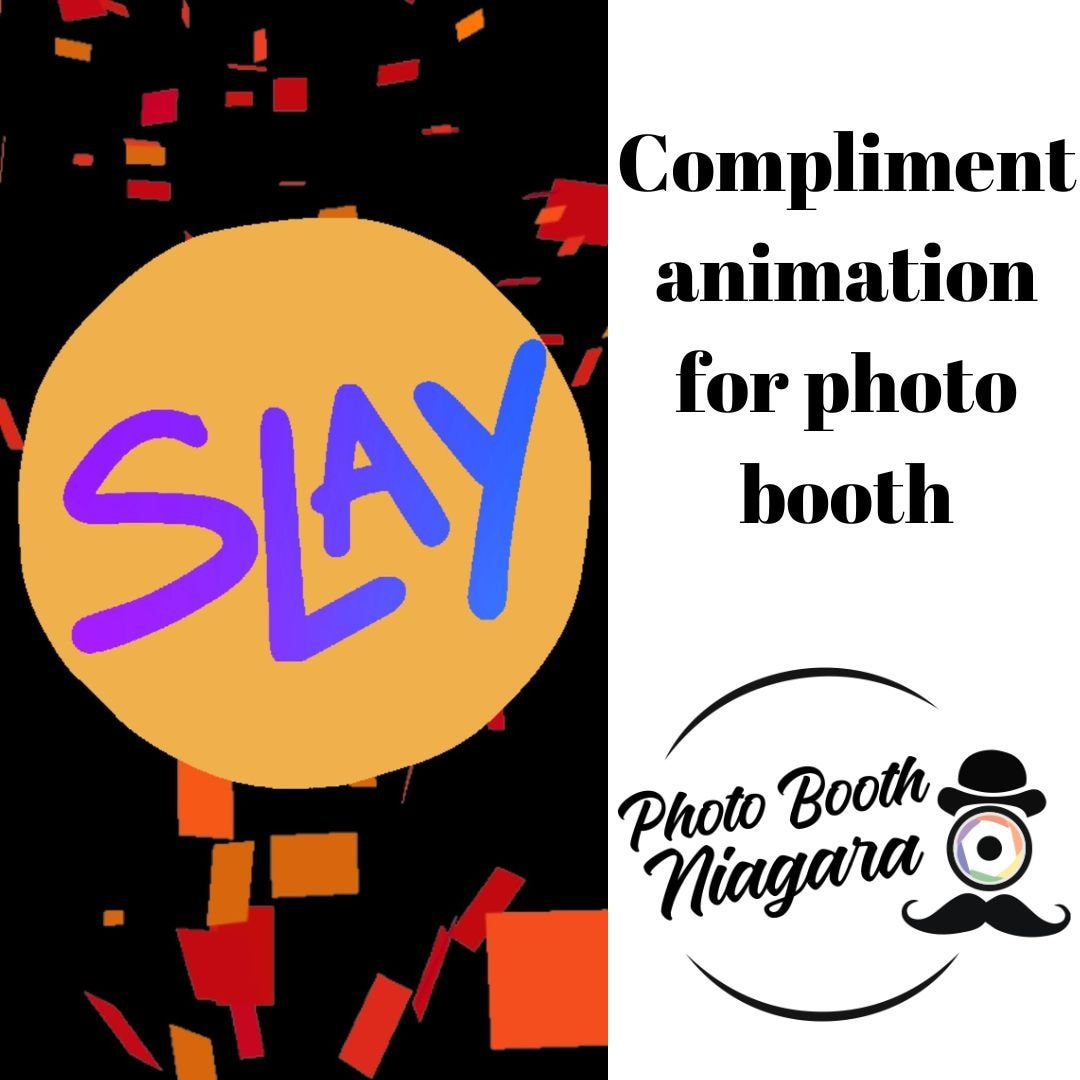 Photo Booth Animation | MP4 | Compliment - Etsy