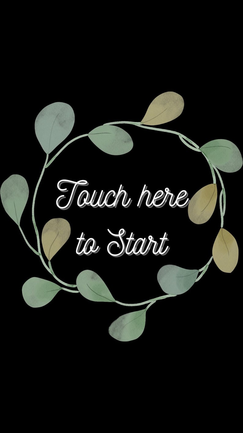Photo Booth Animation Touch Here to Start Screen MP4 - Etsy