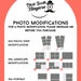 Classic Simple Elegant 2x6 Photo Strip Template for Photo Booth ...