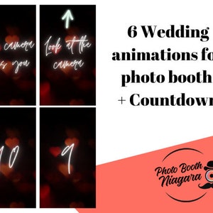 Classic Simple Elegant Wedding Photo Booth Animation for Magic Mirror ...