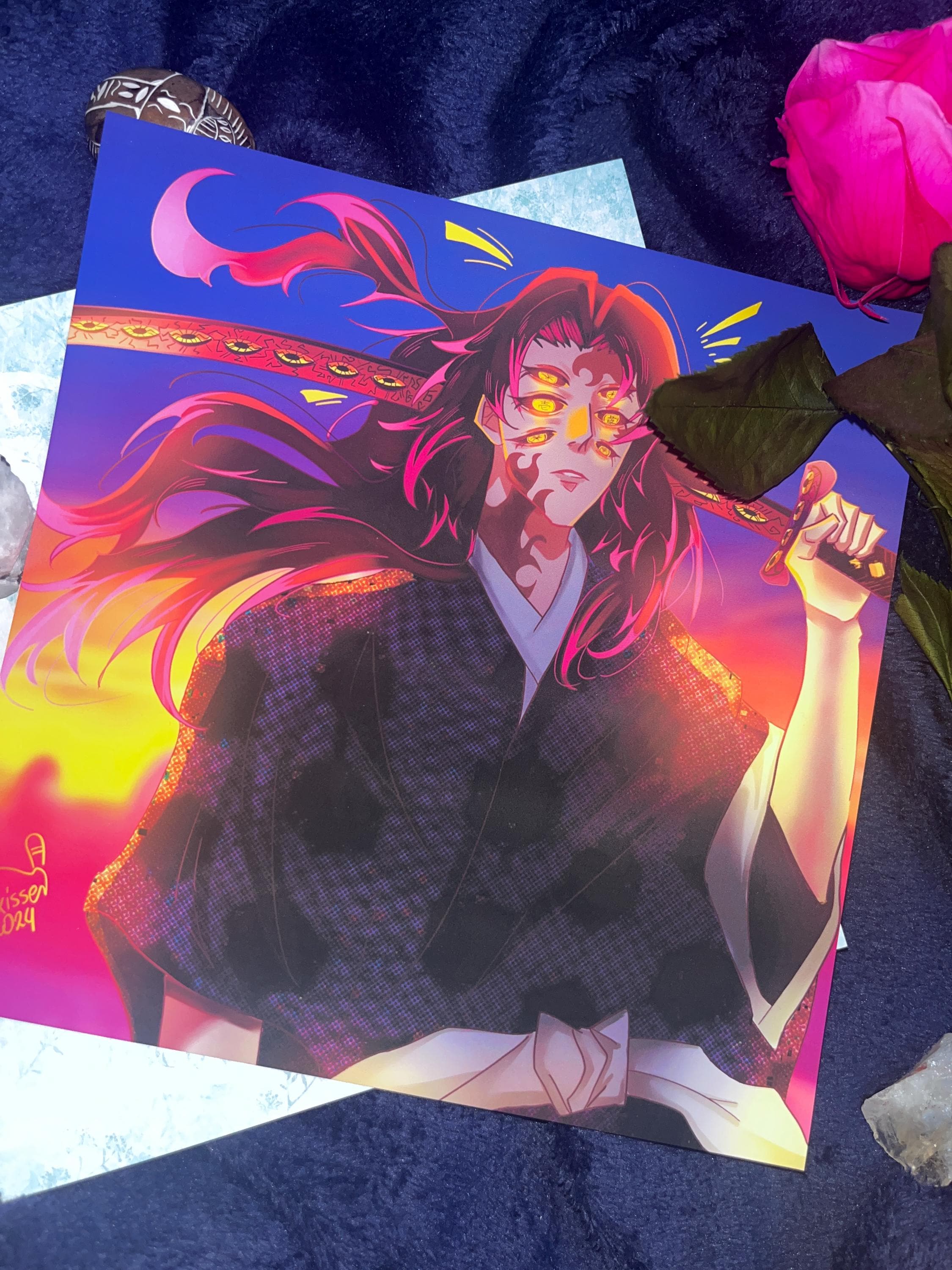 Kokushibo | Demon Slayer | Art Print - Etsy