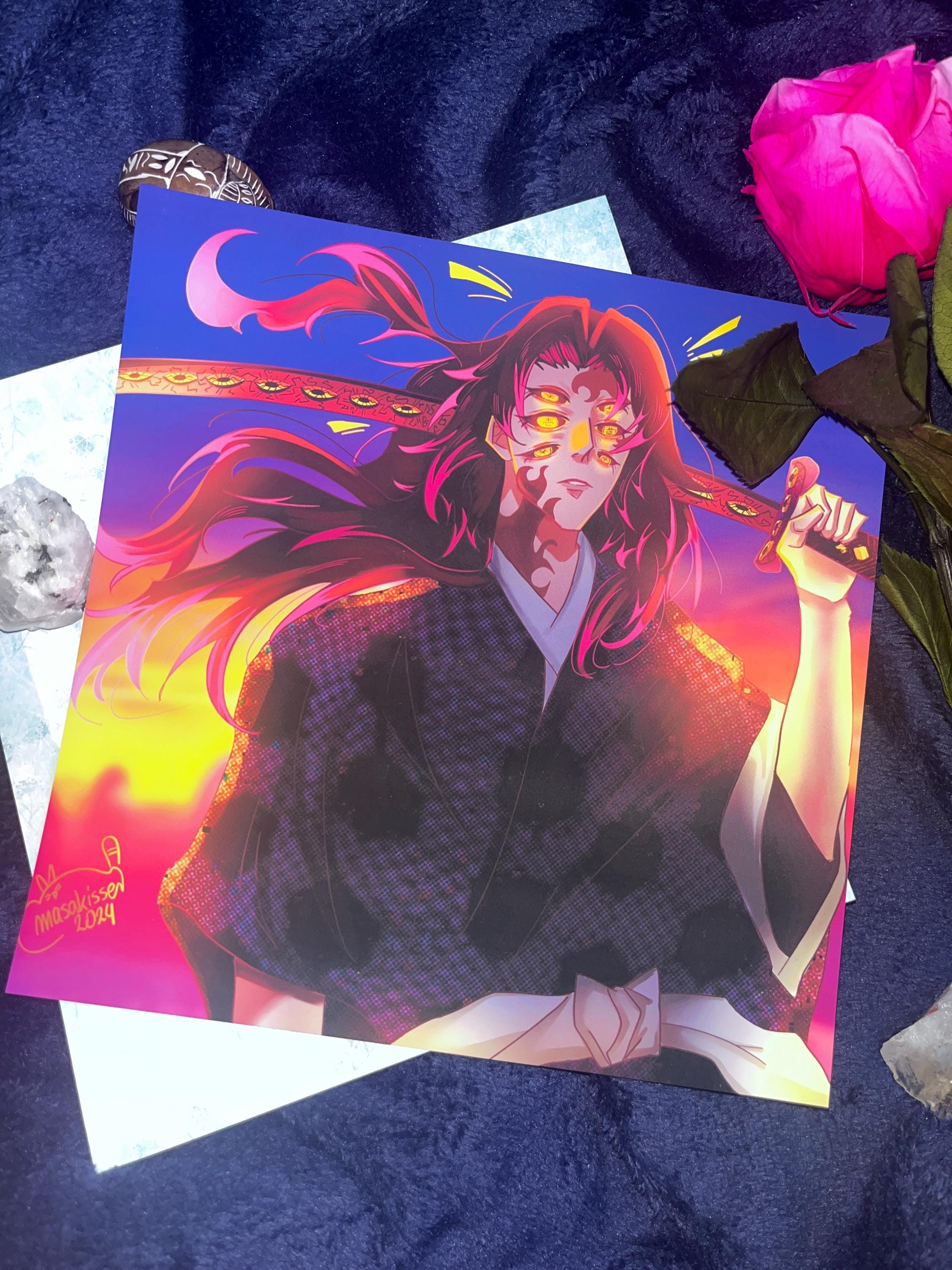 Kokushibo | Demon Slayer | Art Print - Etsy