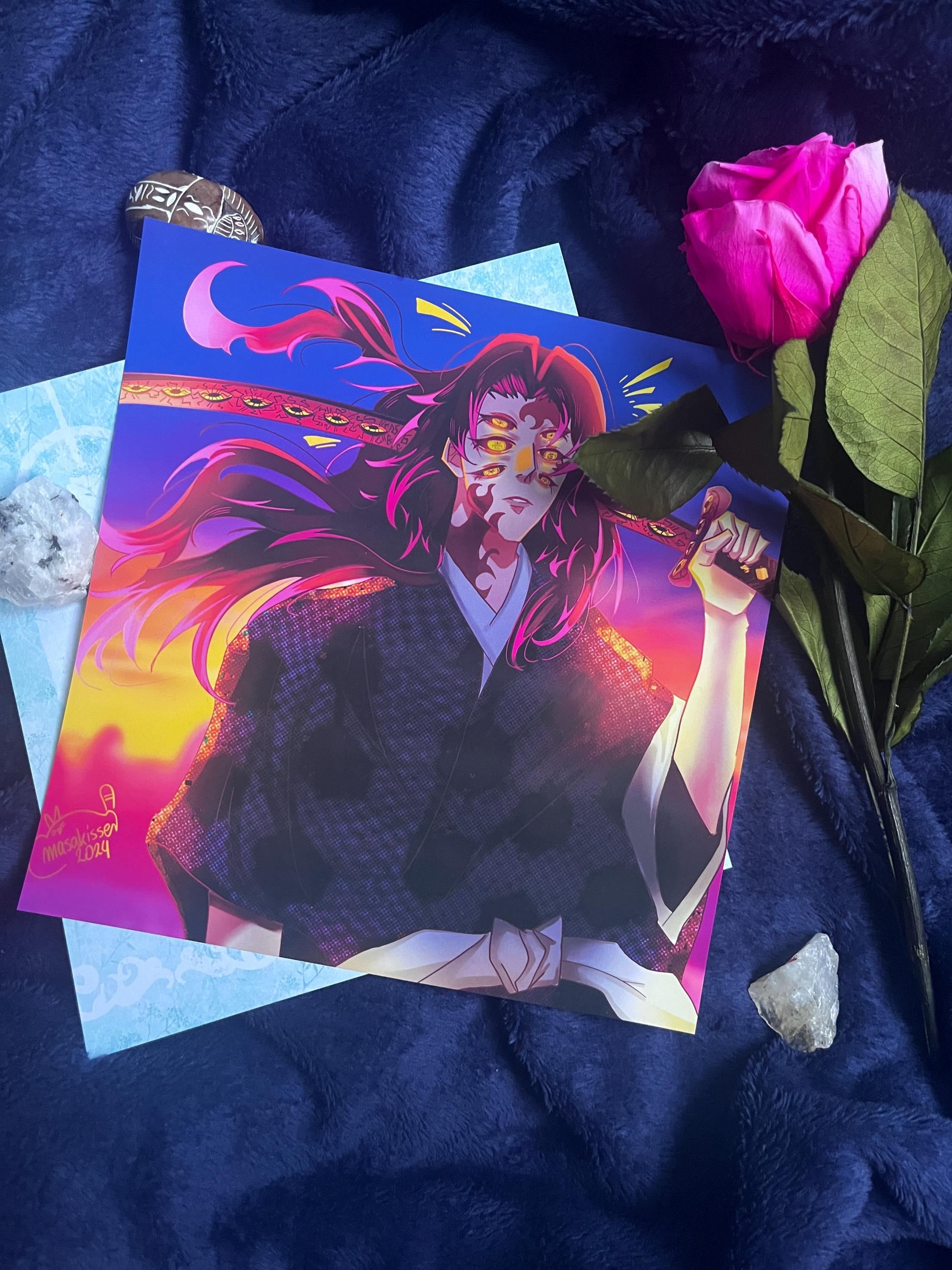 Kokushibo | Demon Slayer | Art Print - Etsy