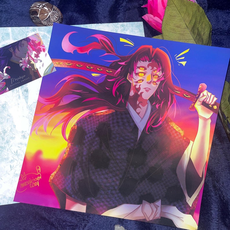 Kokushibo | Demon Slayer | Art Print - Etsy