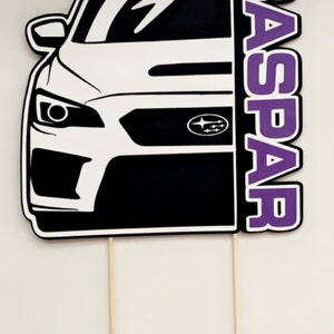 Subaru Car Cake Topper - Etsy
