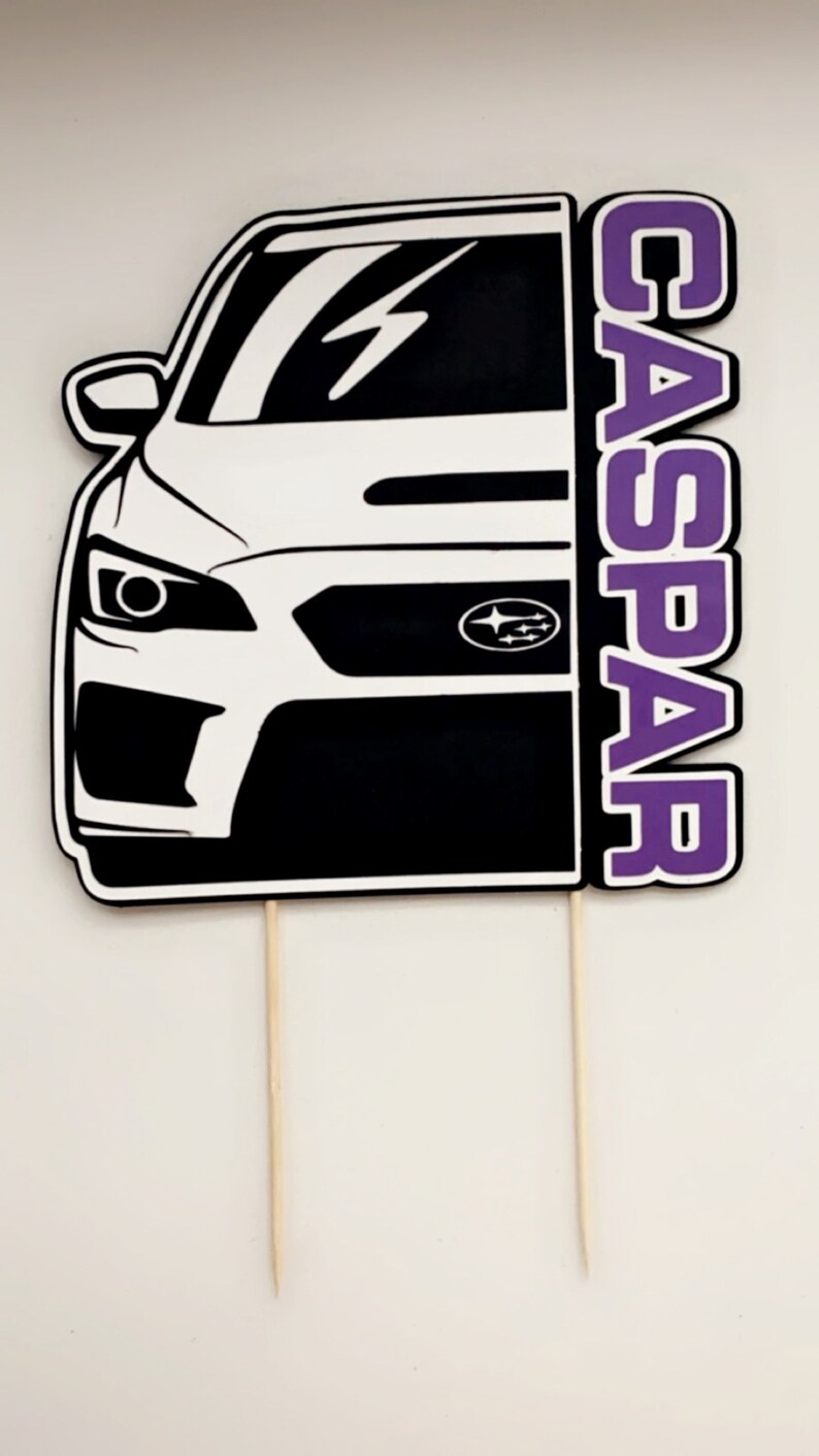 Subaru Car Cake Topper - Etsy