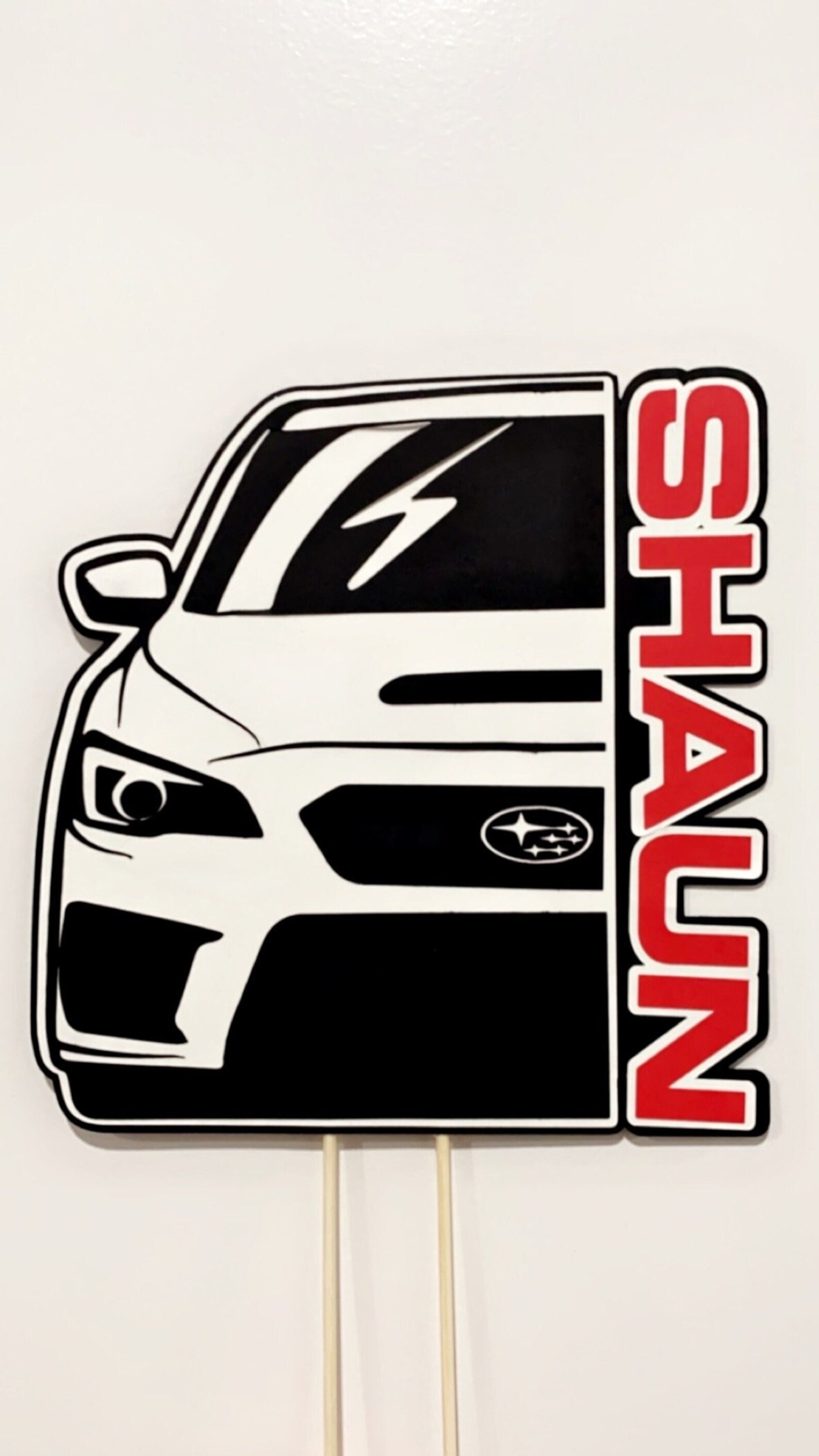 Subaru Car Cake Topper - Etsy