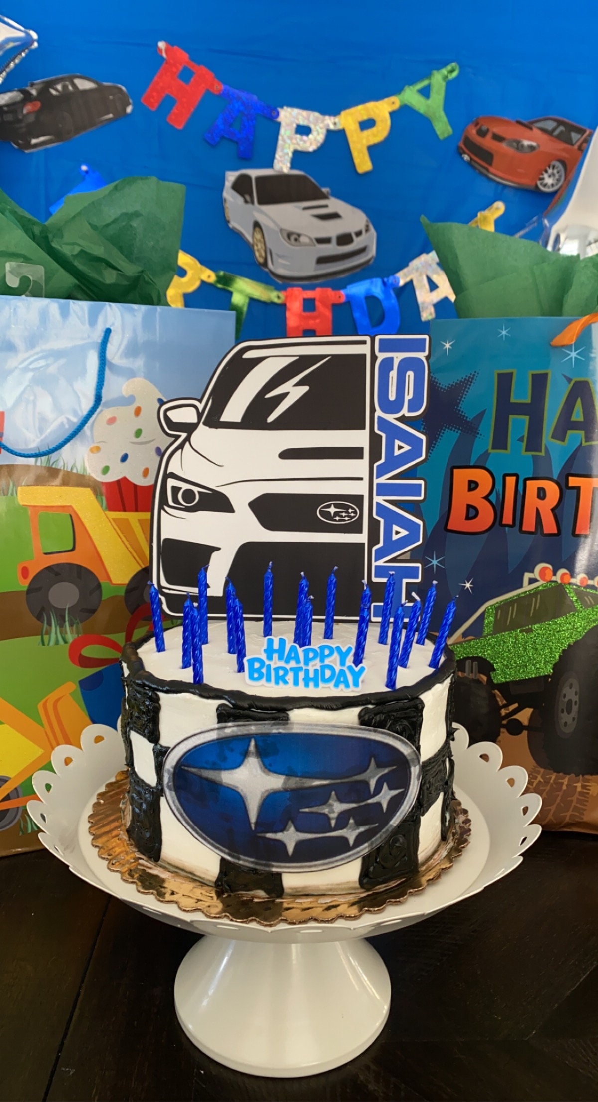 Subaru Car Cake Topper - Etsy