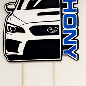 Subaru Car Cake Topper - Etsy