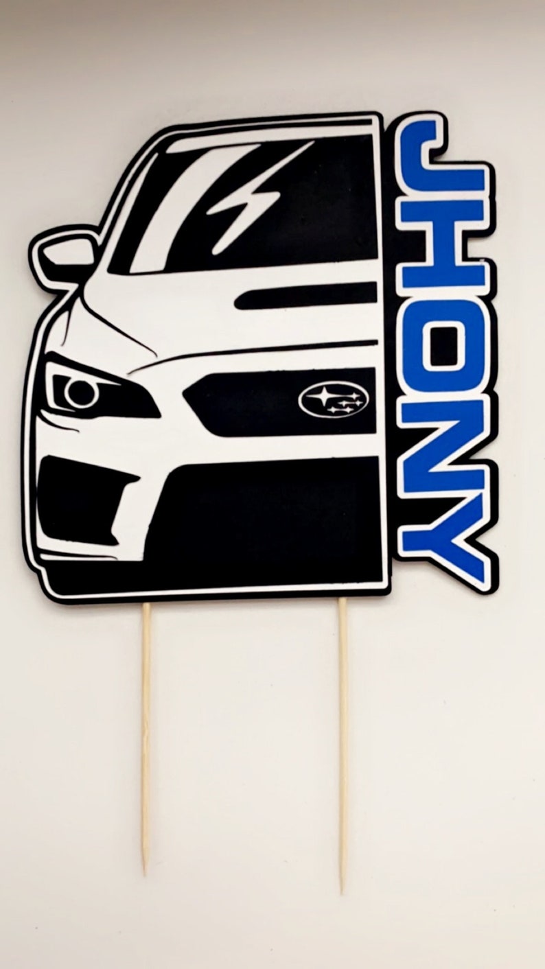 Subaru Car Cake Topper - Etsy