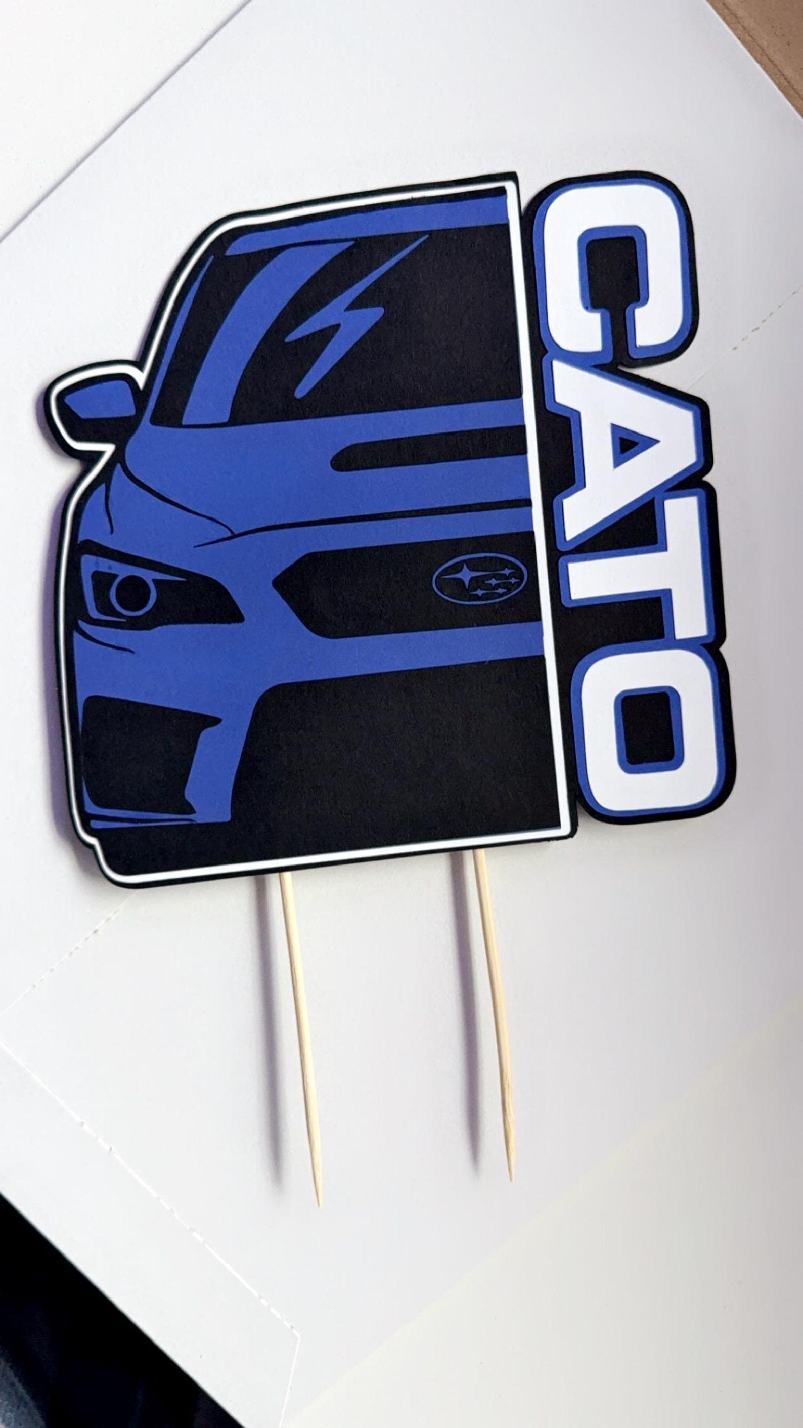 Subaru Car Cake Topper - Etsy