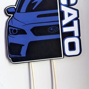 Subaru Car Cake Topper - Etsy