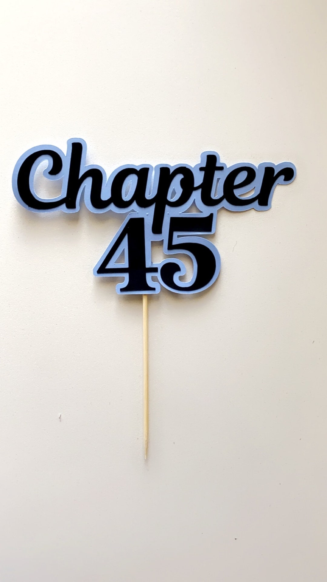 Chapter Birthday Cake Toppers - Etsy
