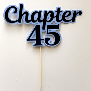 Chapter Birthday Cake Toppers - Etsy