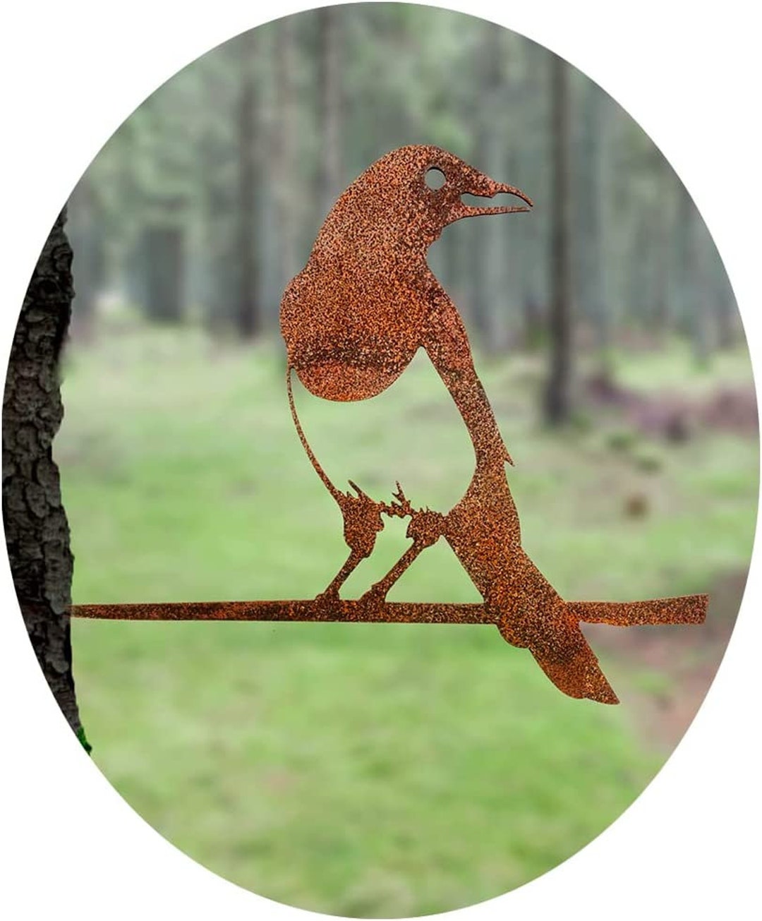 Edelrost Tree Plug Magpie on AST 25 X 27 Cm With Skewer for Inserting ...