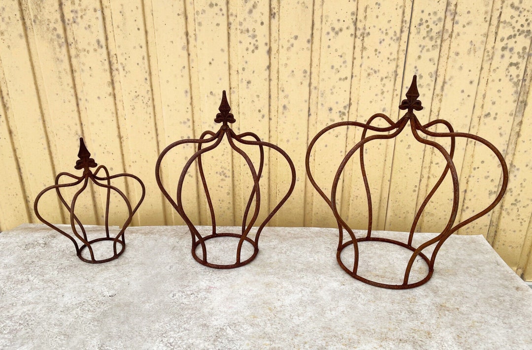 Noble Rust Crown With Lily Tip 27 Cm / 37 Cm / 41 Cm of Your Choice ...