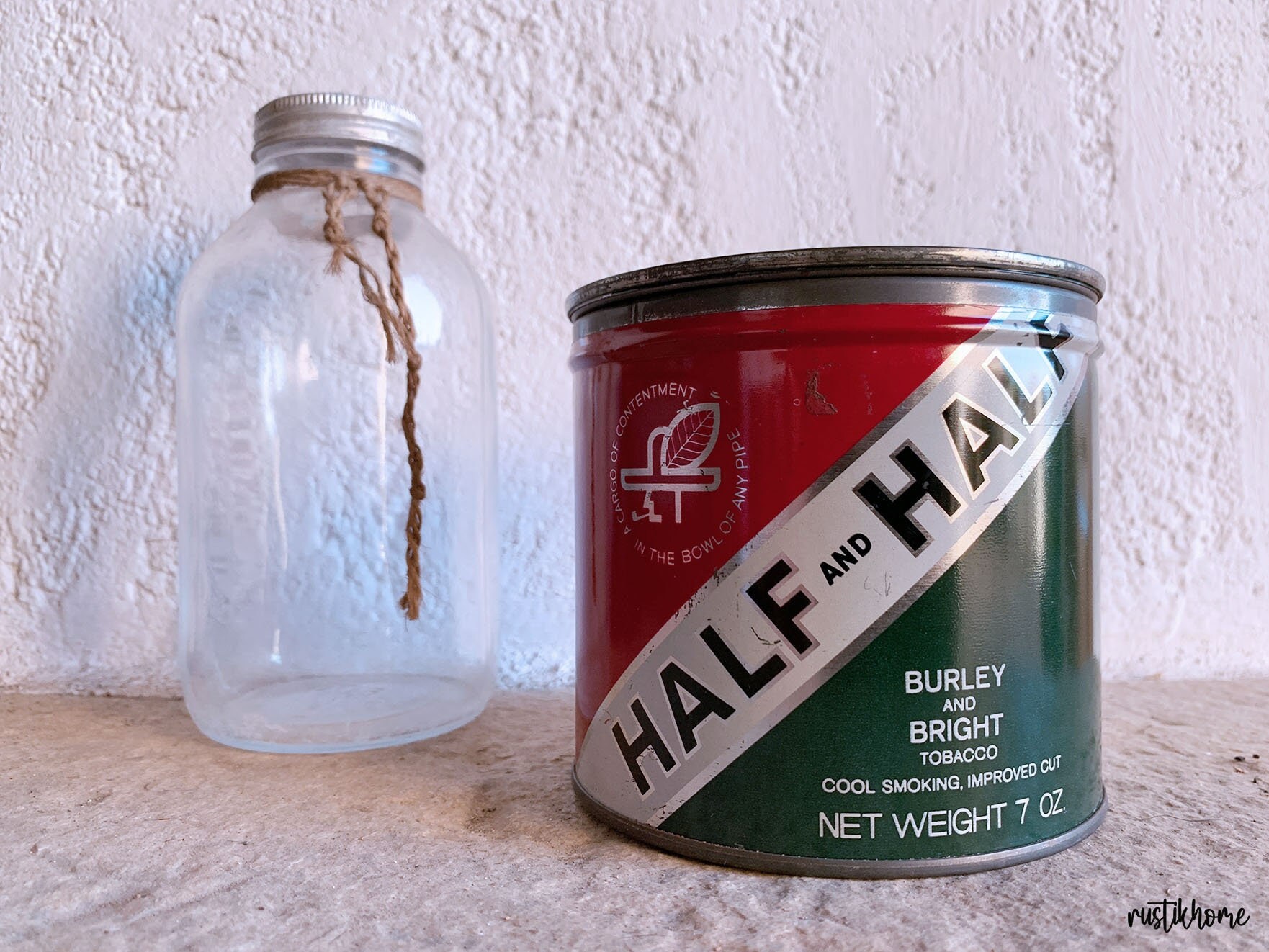 Half and Half Pipe Tobacco Tin - Etsy