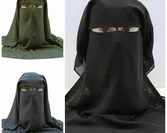 3 Layer Niqab - Etsy