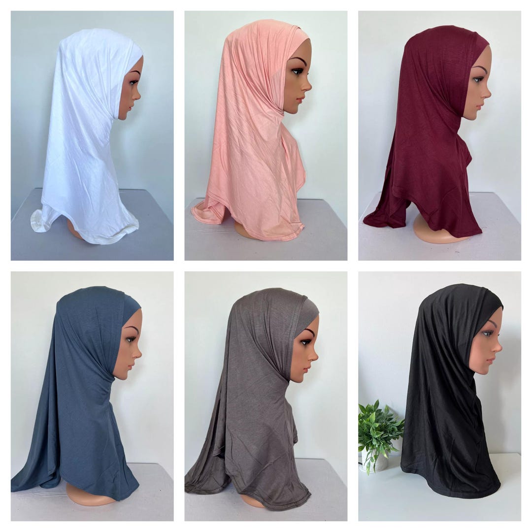 Muslim Women ** COTTON JERSEY** 2 Piece Al Amira Hijab - Etsy