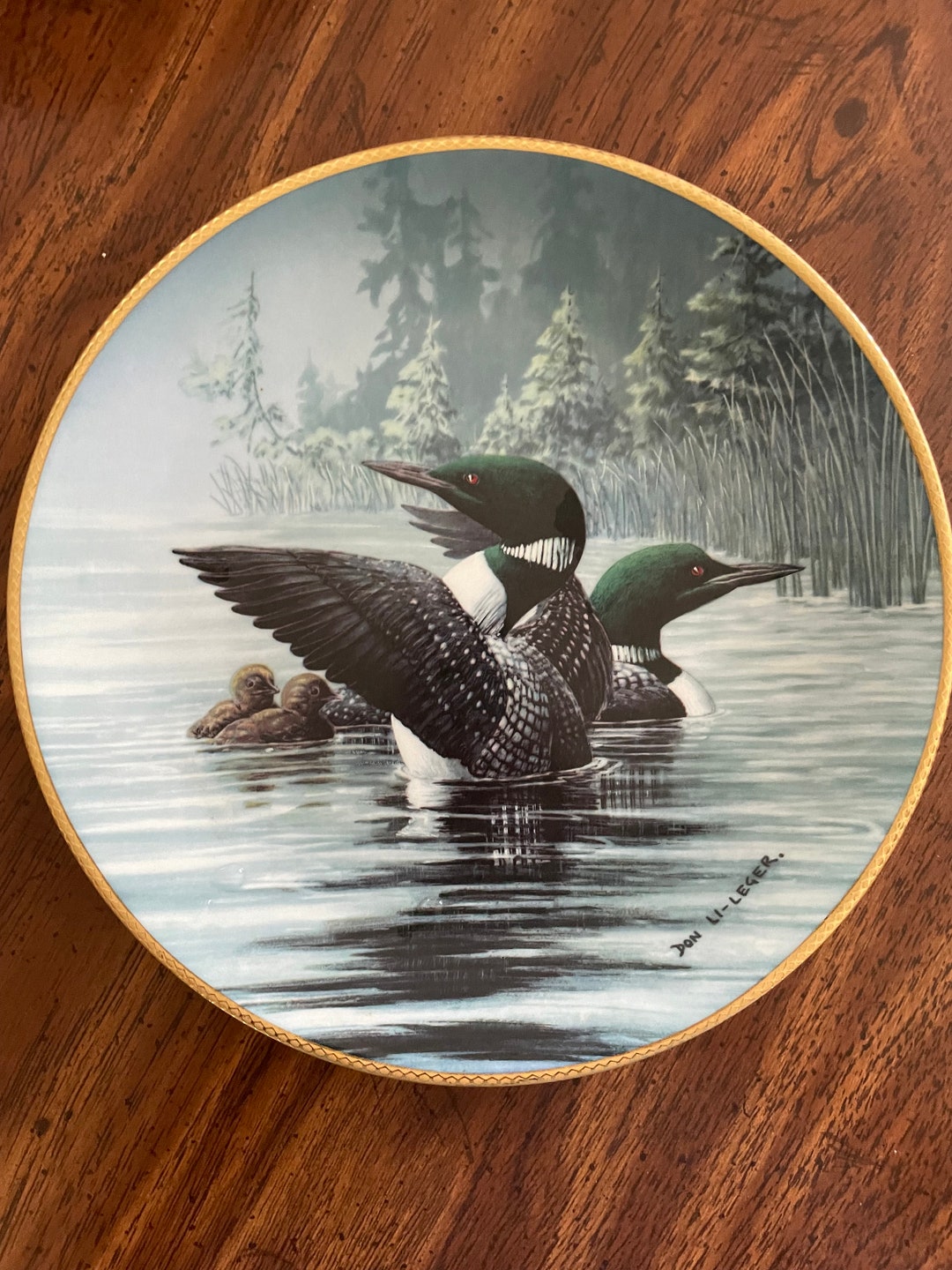 Decorative Duck Plate by Don Li-leger, First Start - Etsy