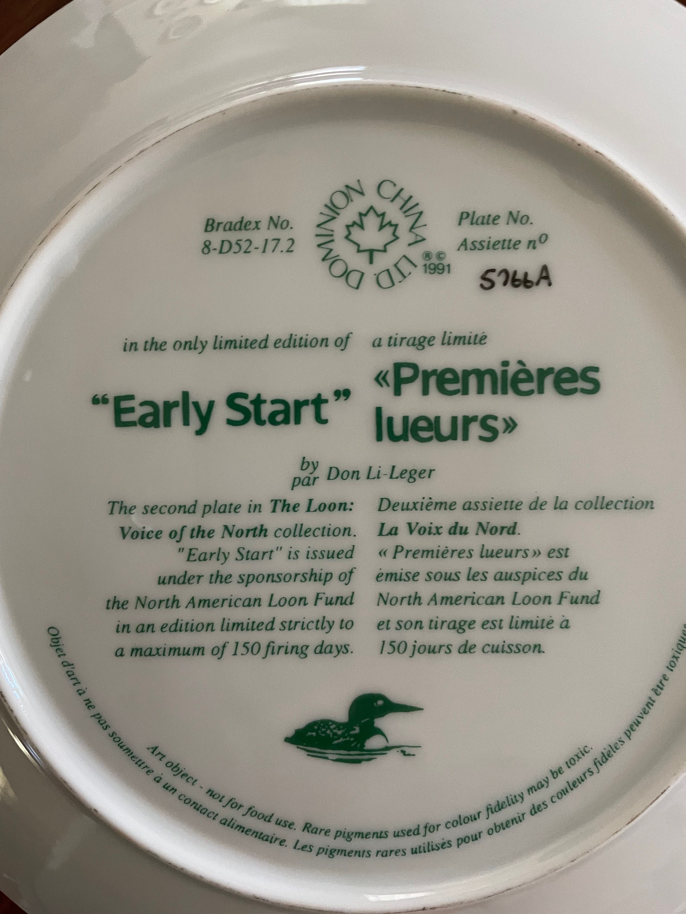 Decorative Duck Plate by Don Li-leger, First Start - Etsy