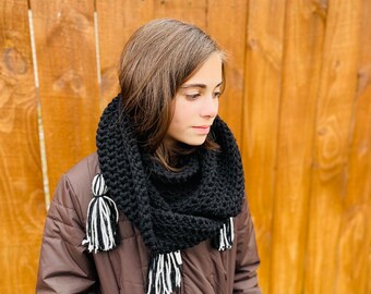 Wednesday Addams Scarf - Etsy
