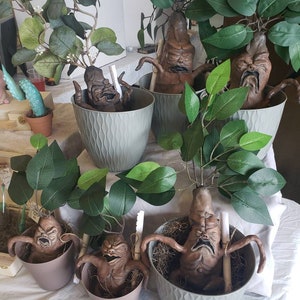 Clay Mandrake. Large, Clay Sculpture - Etsy