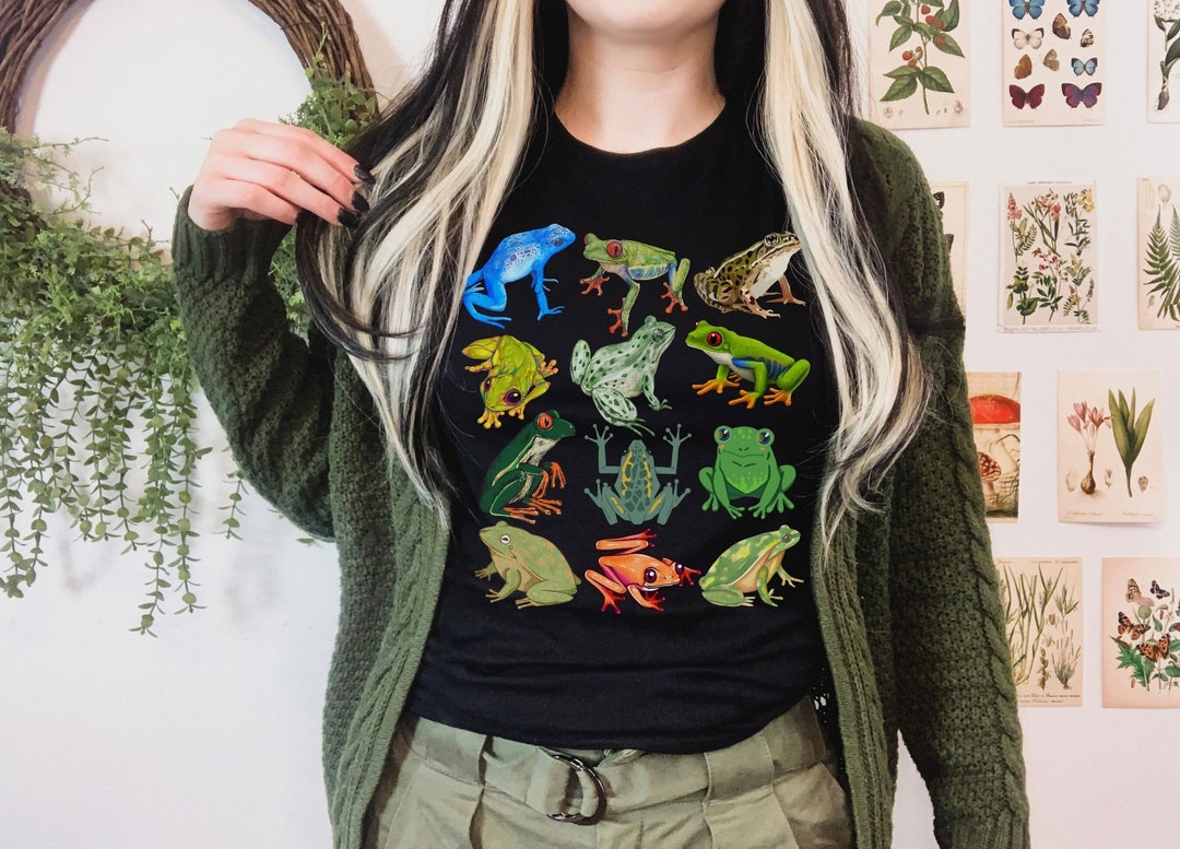 All the Frogs Shirt, Cute Frog Tee, Toad T-shirt, Frog Lover Gift, Frog ...