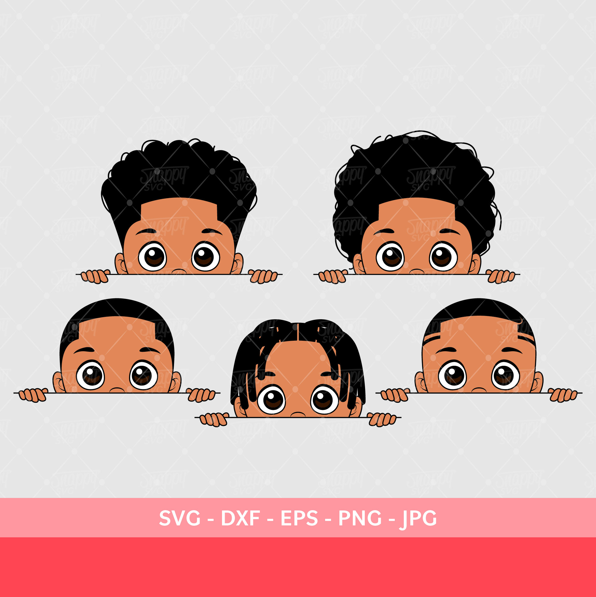 Peekaboo Black Boy 3, Peekaboo Boy Svg, Boy Mom Svg, Little Boy Clipart ...