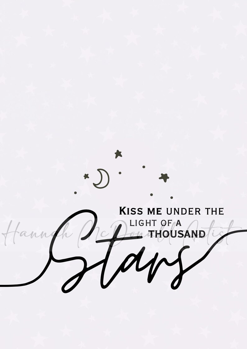 Ed Sheeran Poster for Home, Nursery, Delicate Star Pattern, Thinking ...