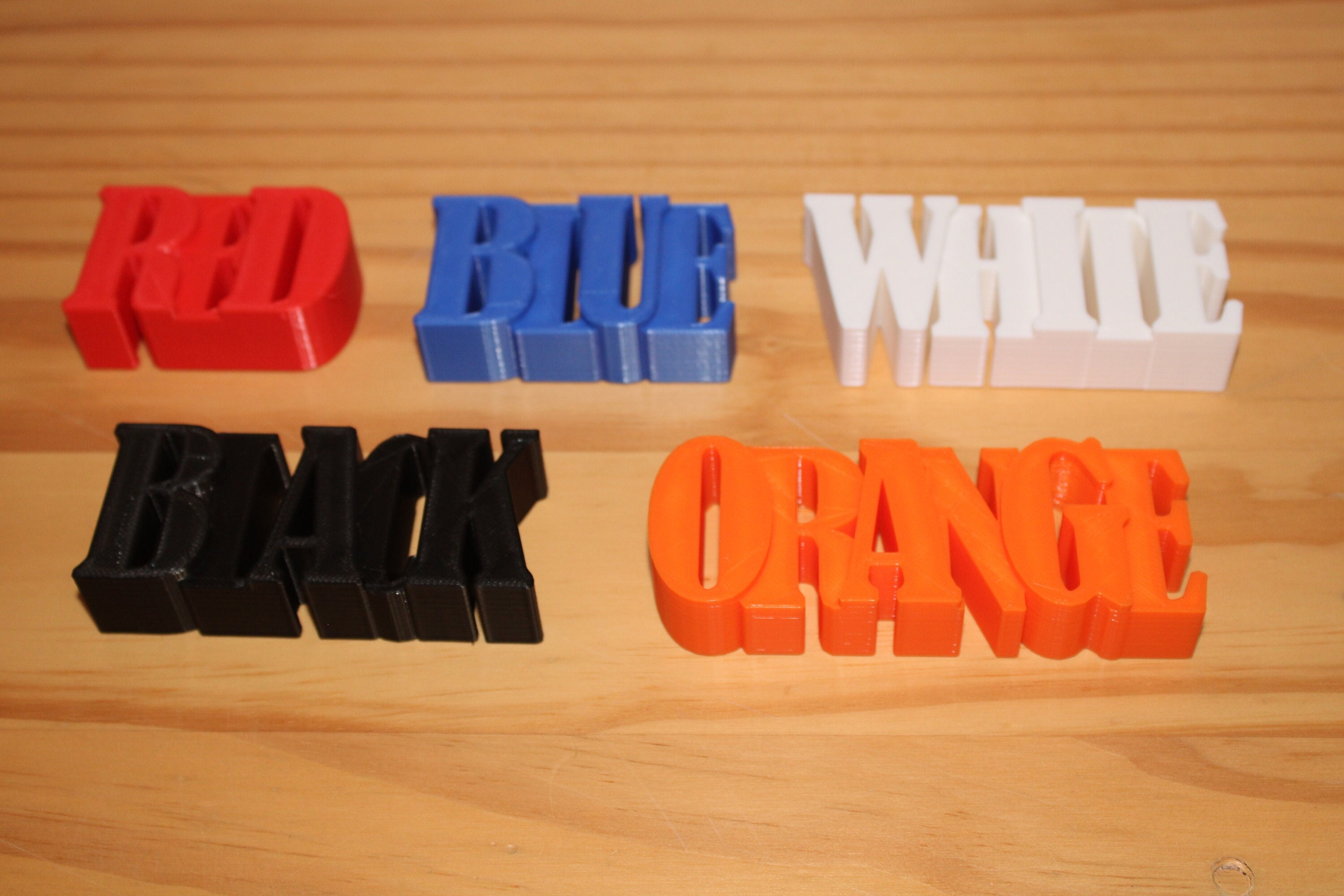 3D Printed Word/name Blocks - Etsy