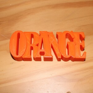 3D Printed Word/name Blocks - Etsy