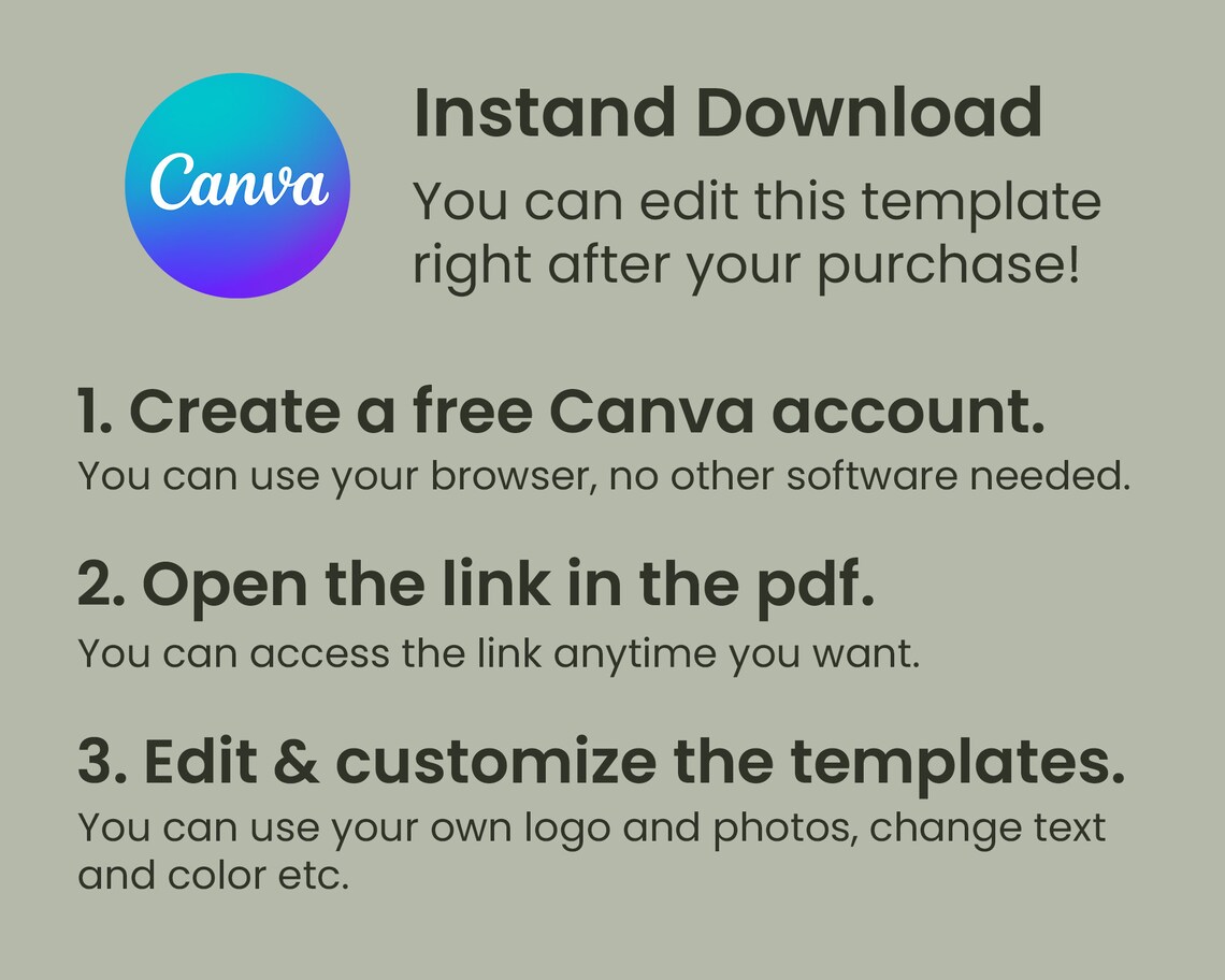 Restaurant Menu Design Canva Restaurant Design Menu Folder - Etsy