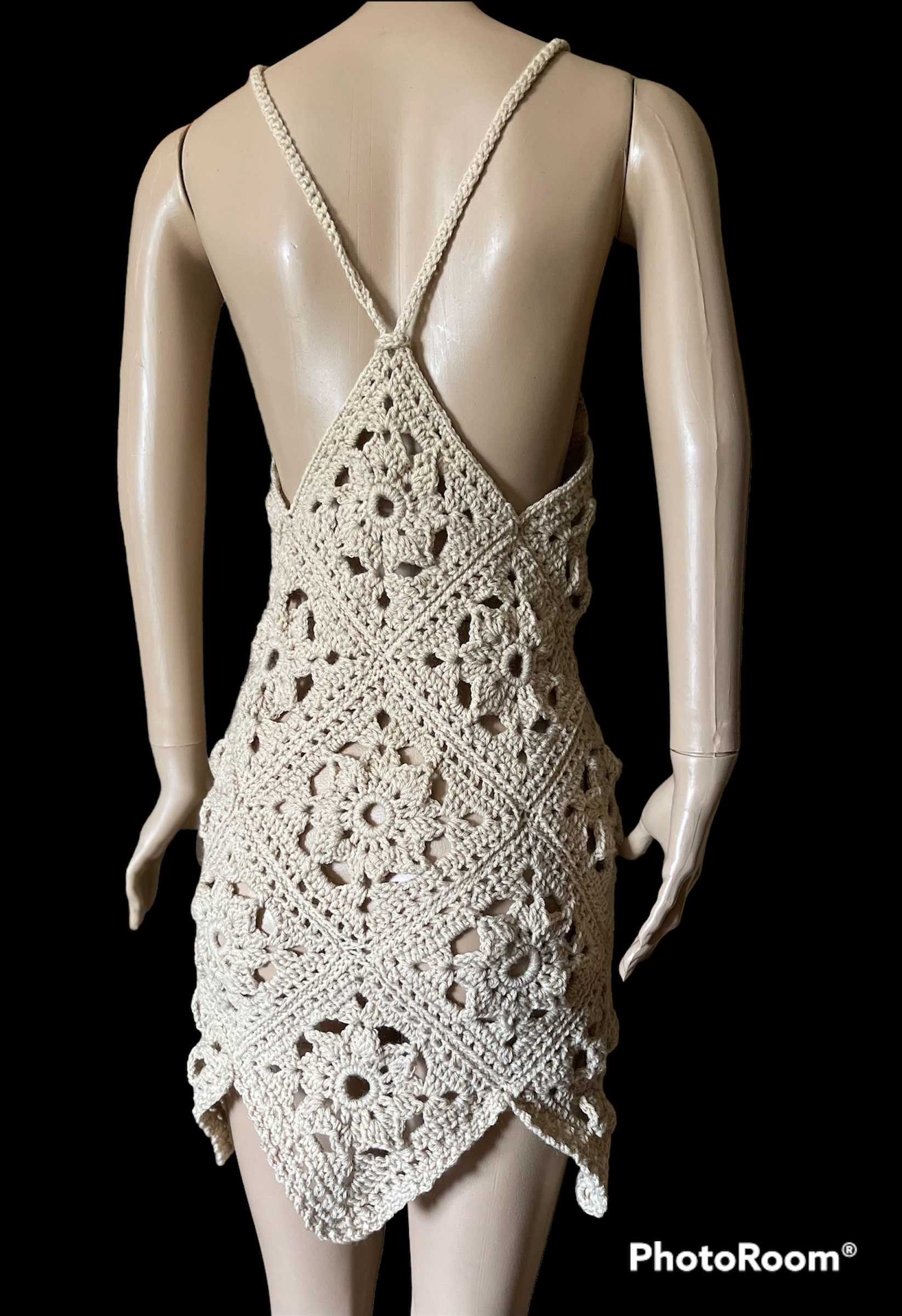Boho Crochet Beach Cover Dress - Etsy