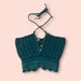 Crossover V-neck Crochet Crop Top Handmade - Etsy