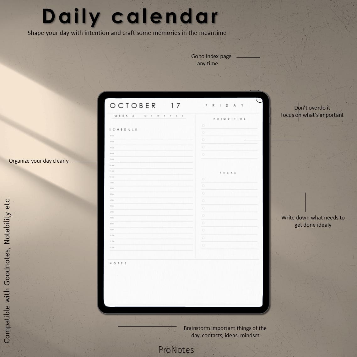 2025 Minimalist Planner, 2025 Digital Planner, Goodnotes Planner ...