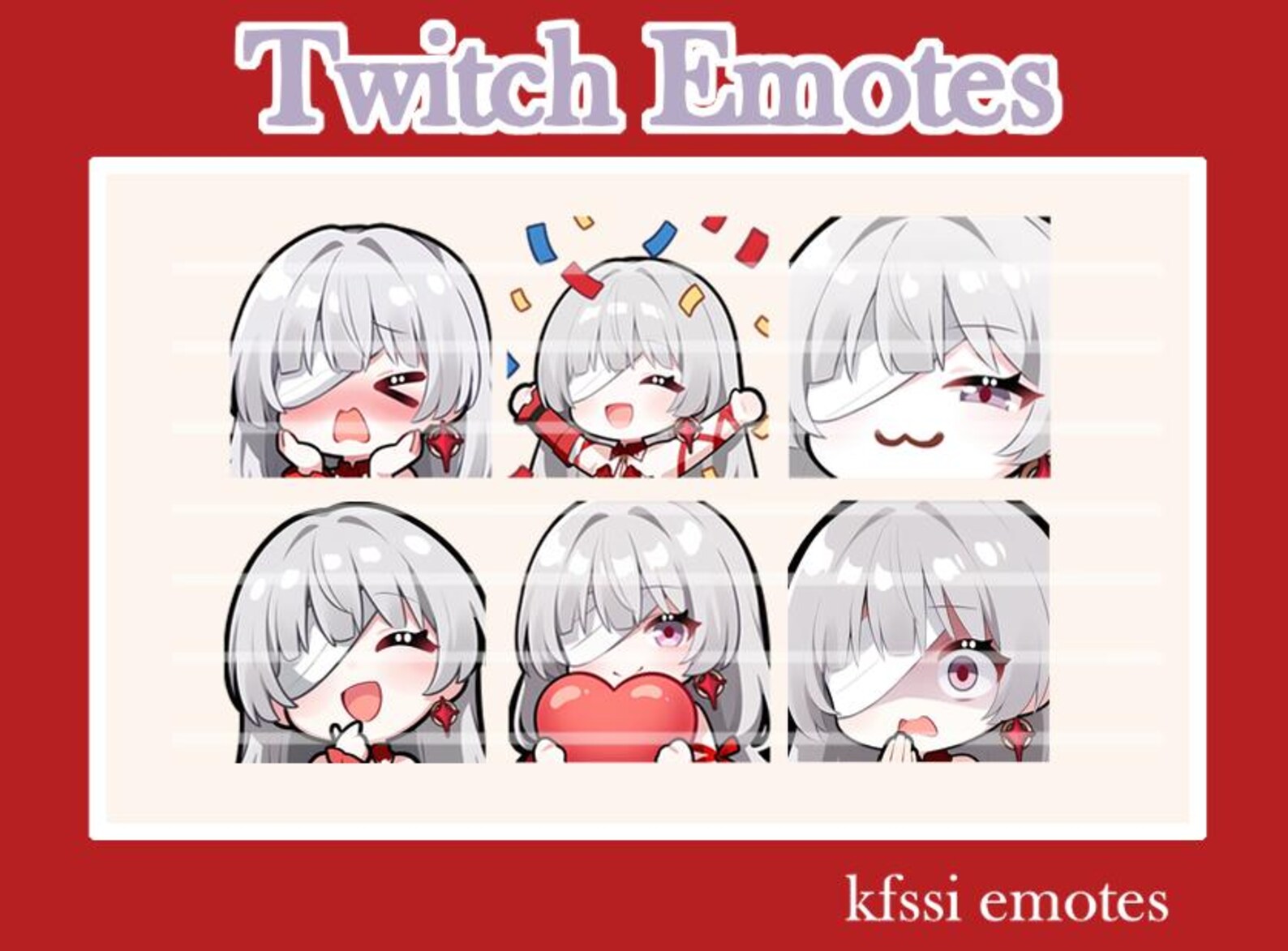 Phrolova Wuthering Waves Emotes: Twitch Discord Emoji Set (digital ...