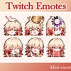 Honkai Star Rail March 7th Emote Set Pack | Cute Chibi Twitch Streamer ...