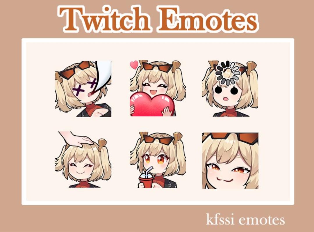 Burnice White Emotes Zenless Zone Zero Emotes Stickers | Twitch Emotes ...