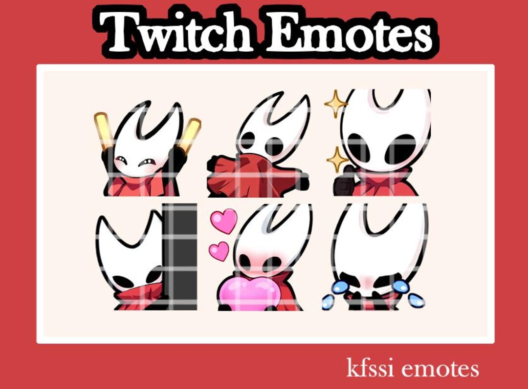 Hornet Emotes: Hollow Knight Twitch Emotes (digital Download) - Etsy
