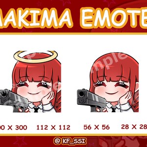Makima Gun Emote for Twitch/discord/youtube - Etsy