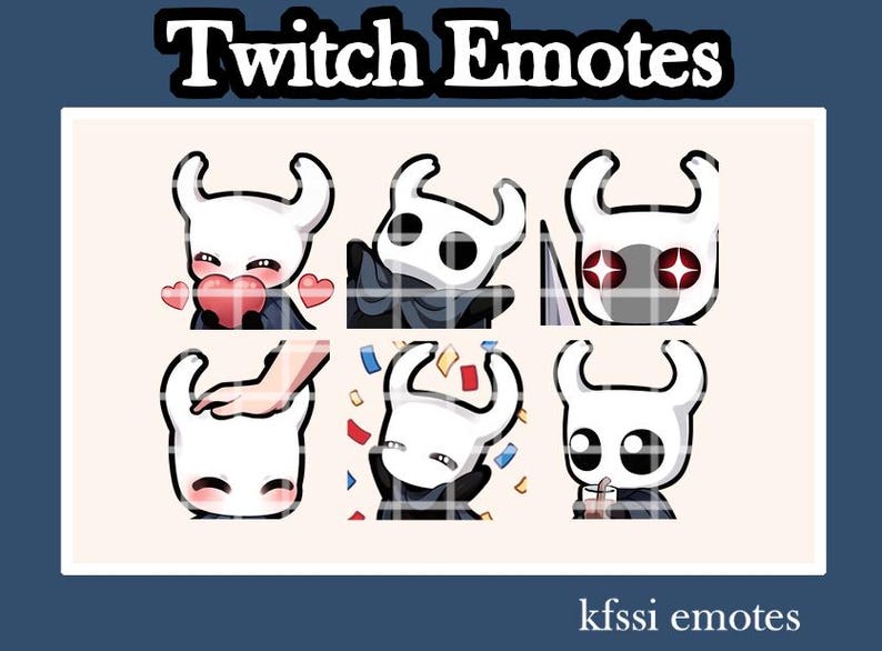 Hollow Knight Twitch Emotes (digital Download) - Etsy